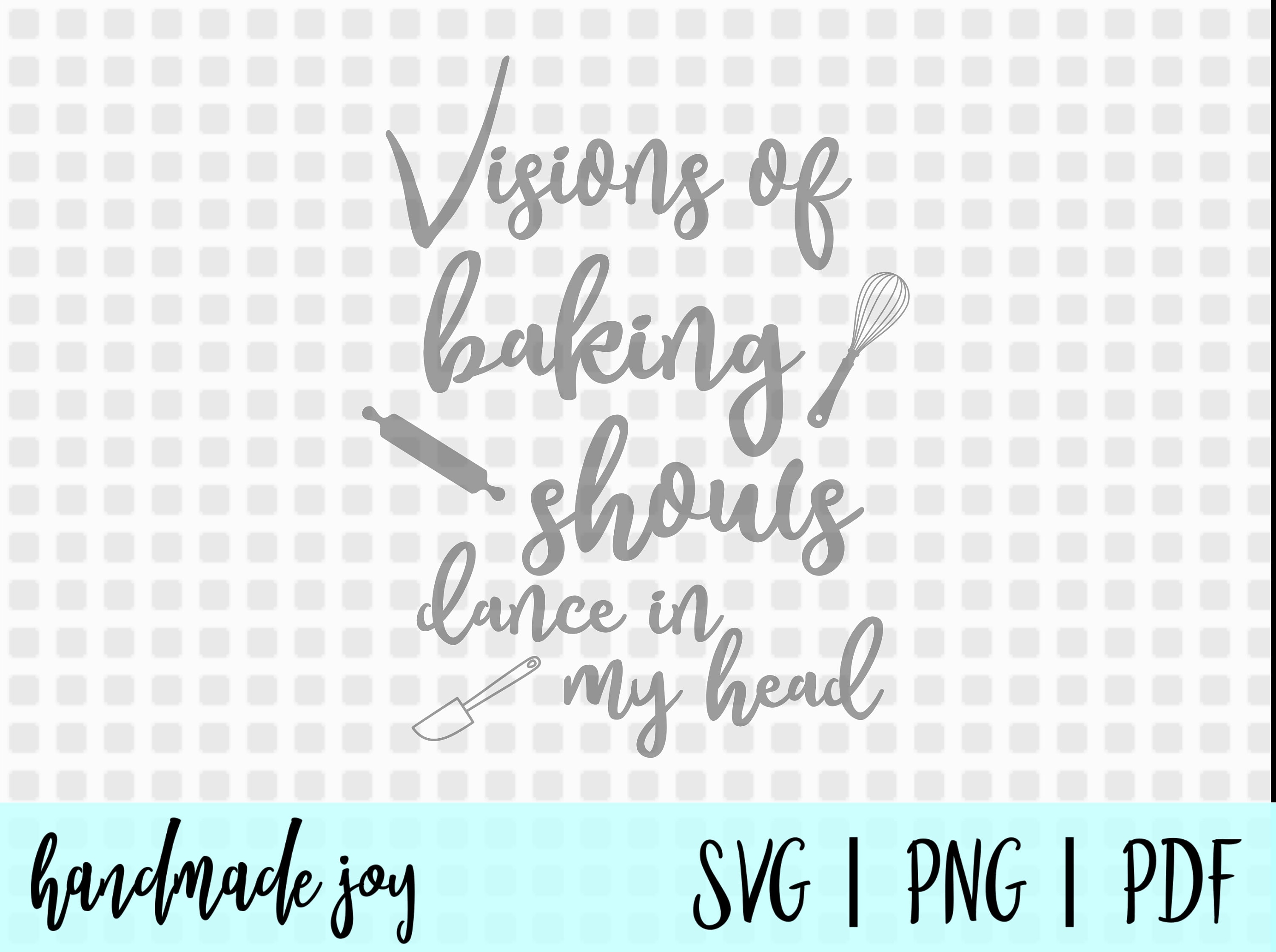 Baking Svg Great British Bake off Svg Baker Svg Great | Etsy Canada