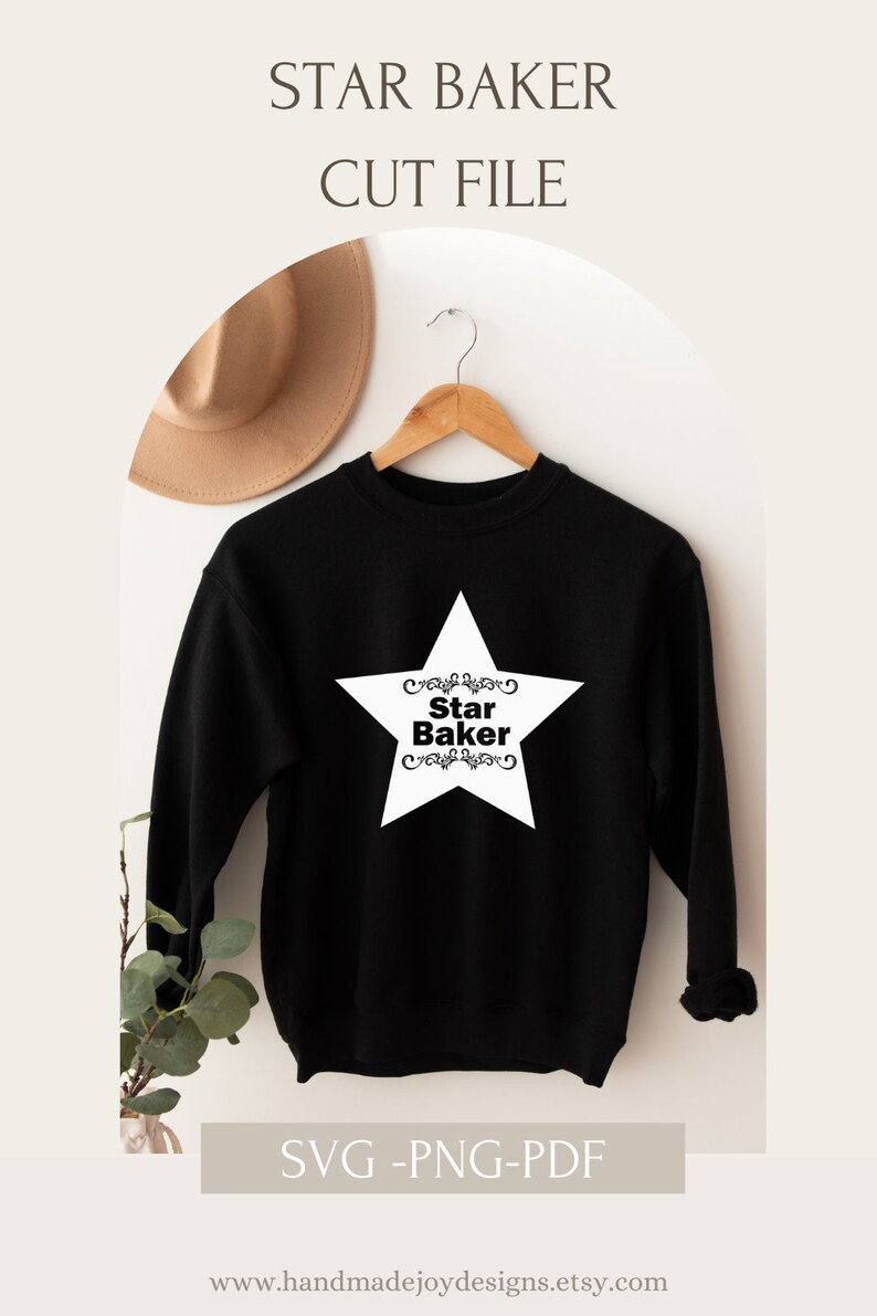 Star Baker Svg, Great British Bake off Svg, Great British Baking Show ...