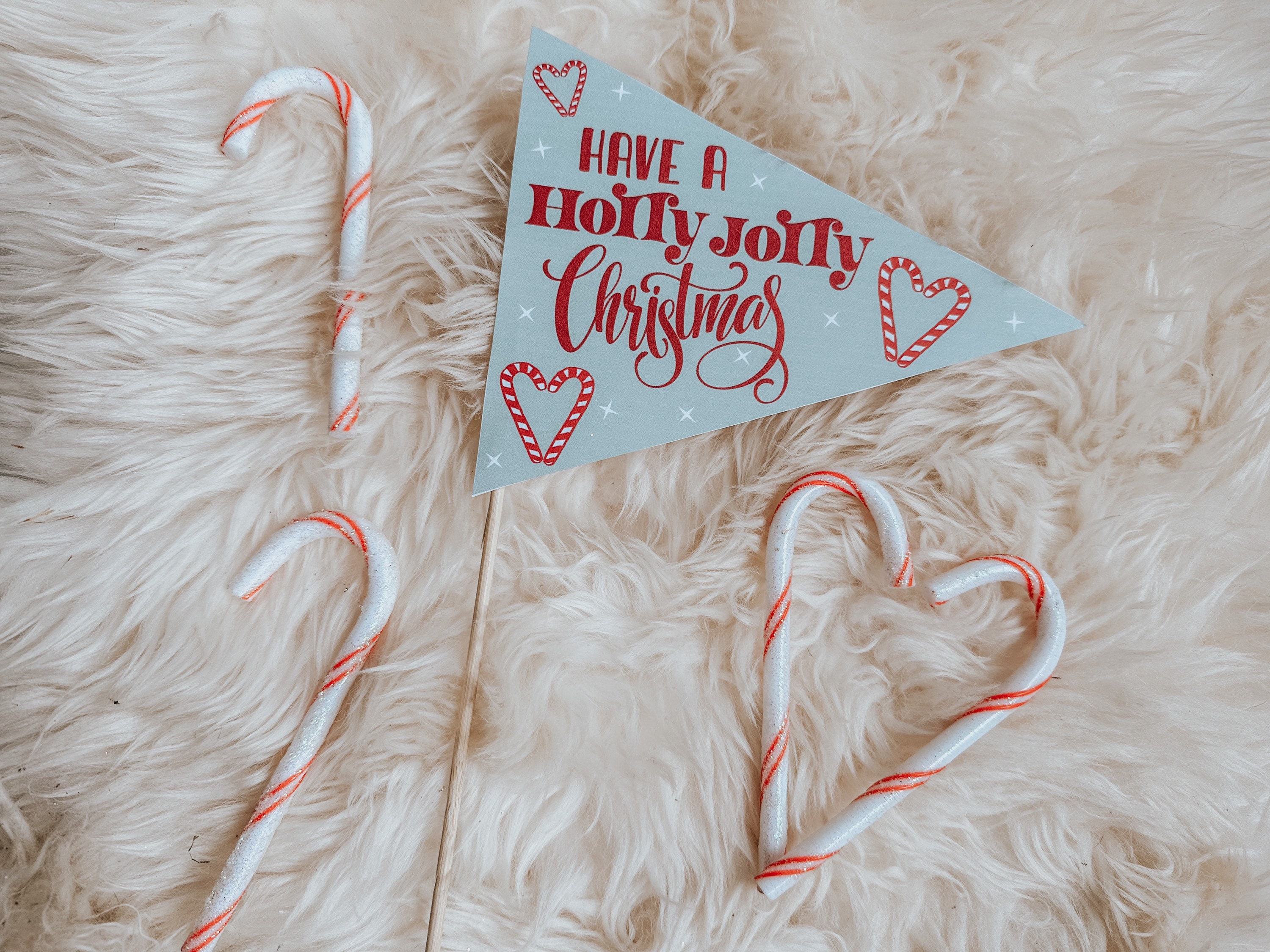 Christmas Pennant Flags: Holiday Photo Prop Printables (digital ...