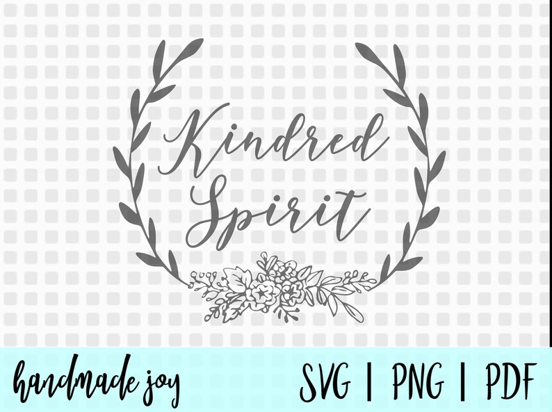 Kindred Spirit Svg Cut File Inspired by Anne of Green Gables - Etsy Canada