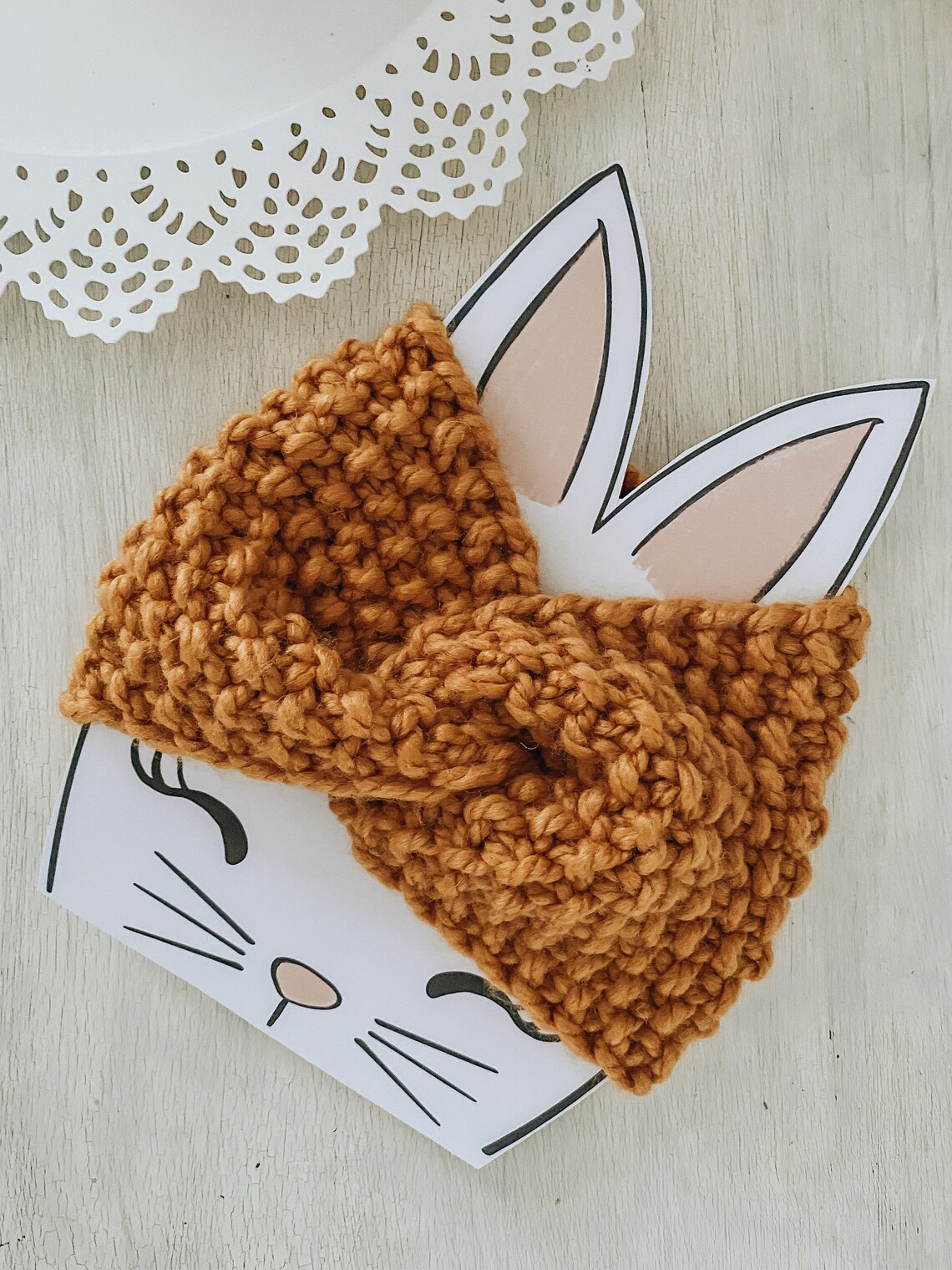 Printable Display Card for Headbands and Ear Warmers Easter | Etsy