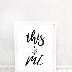 Greatest Showman This is Me Art, Printable, This is Me Poster, Greatest ...