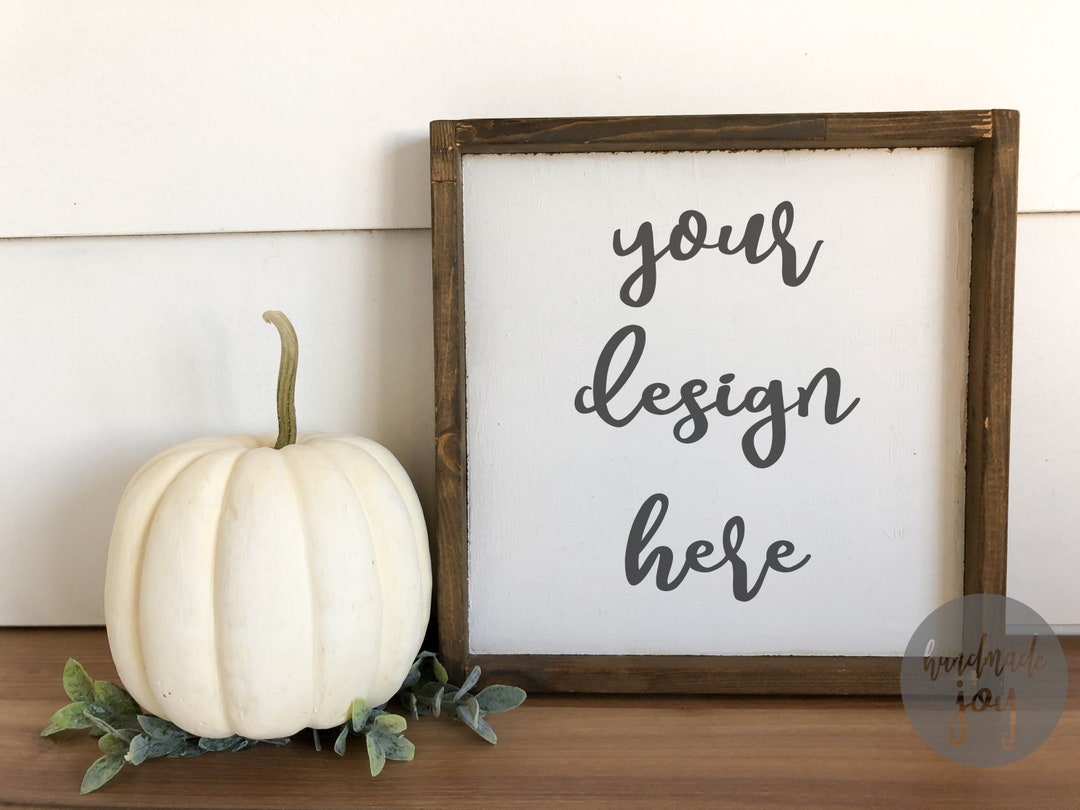 Fall Sign Mock Up, Sign Mock Up, Sign Mock Up, Digital Mock Up, Svg ...