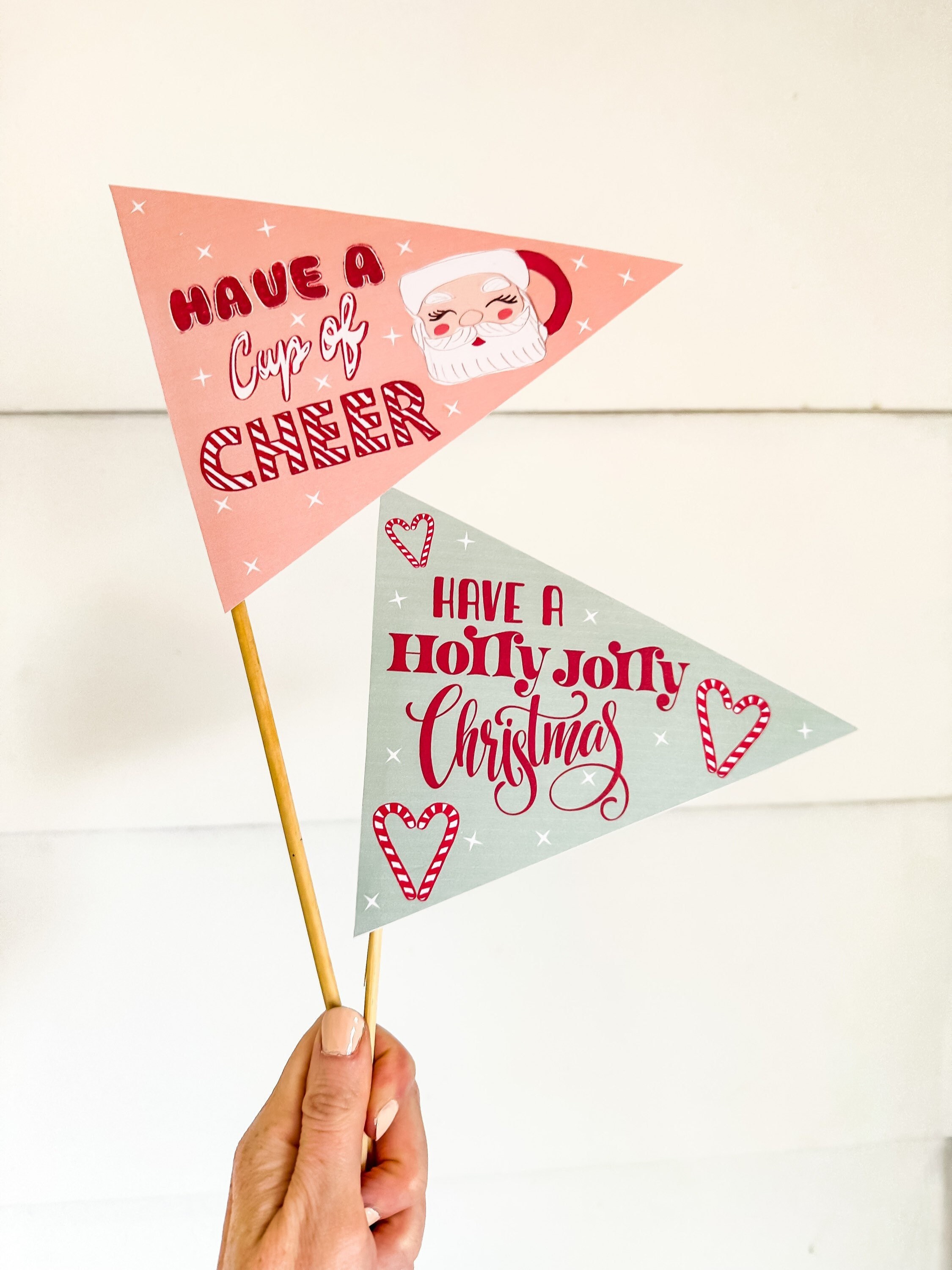 Christmas Pennant Flags: Holiday Photo Prop Printables (digital ...