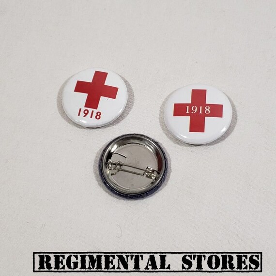 1918 Red Cross REPRODUCTION Pinback Button Set - Etsy