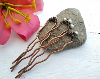 Decorative hair pins | Etsy