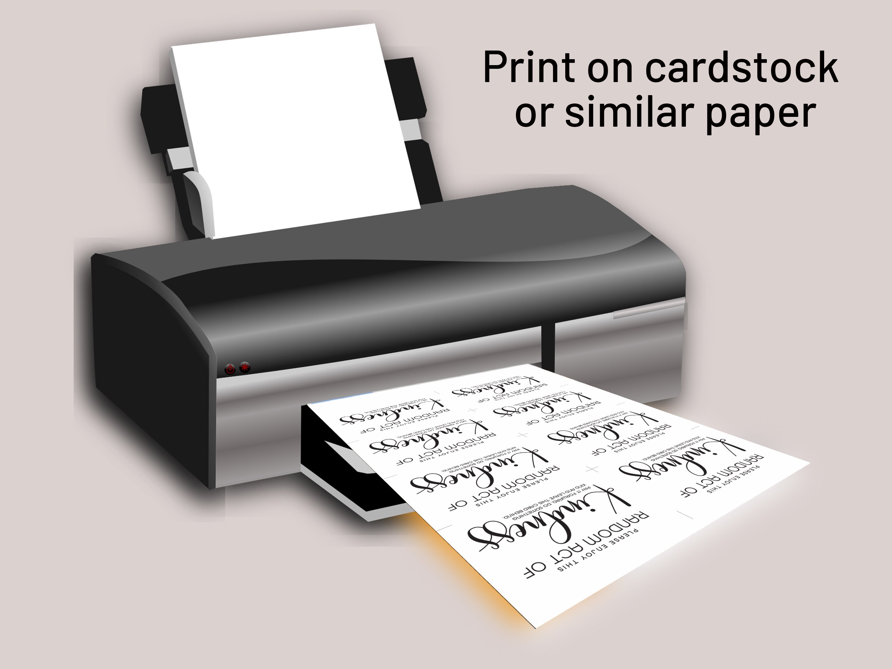 Random Act of Kindness Bundle Printable Cards Instant Download ...