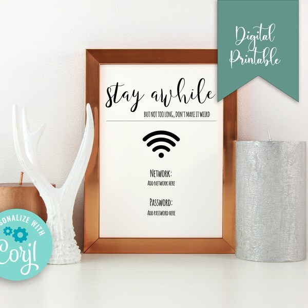 Funny Wifi Sign - Etsy