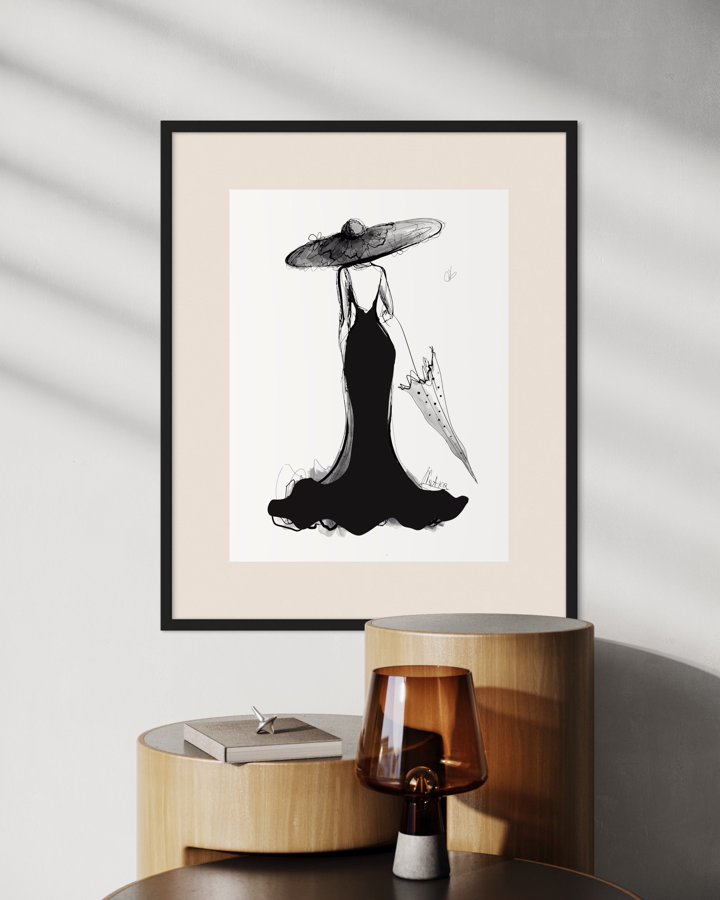 Poster Minimalist Black White Instant Download Woman Body Classic Fine ...