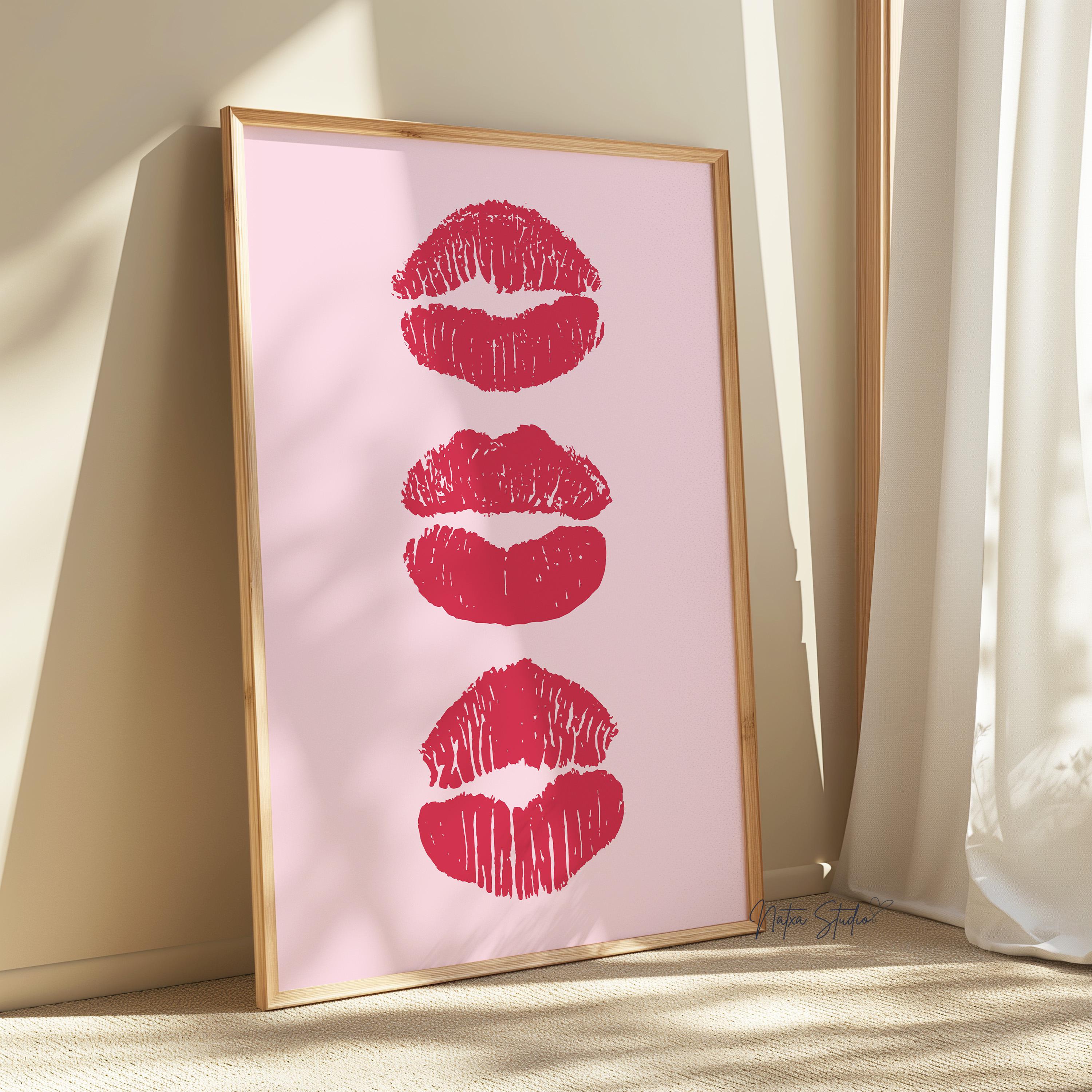 Preppy Poster Set of 3 Instant Download Ace of Heart Art Lucky Your ...