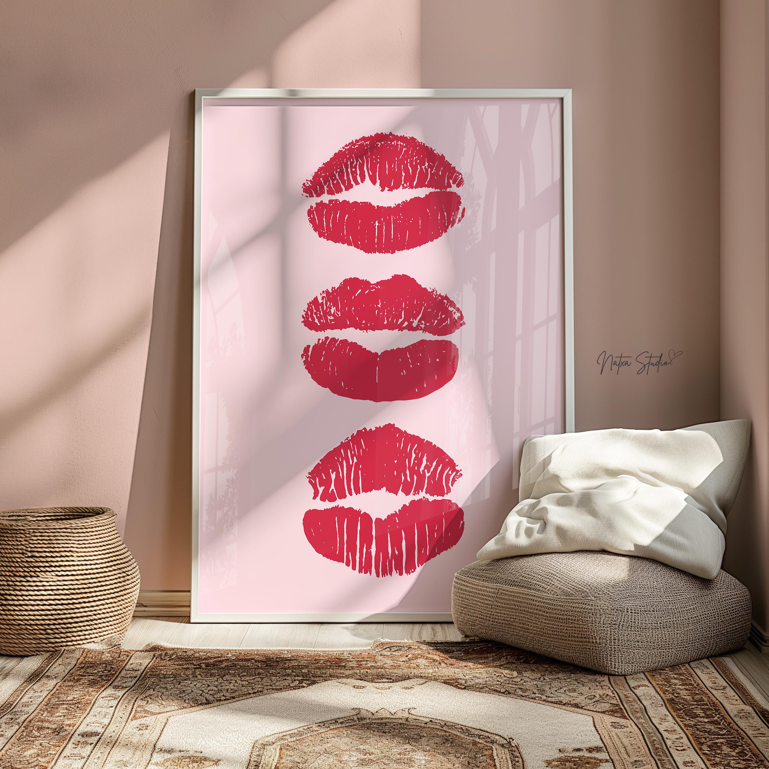 Preppy Poster Set of 3 Instant Download Ace of Heart Art Lucky Your ...