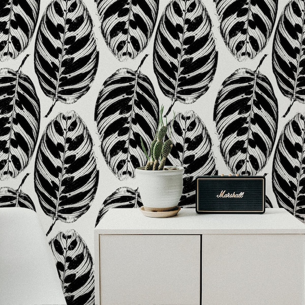 Big Print Wallpaper - Etsy