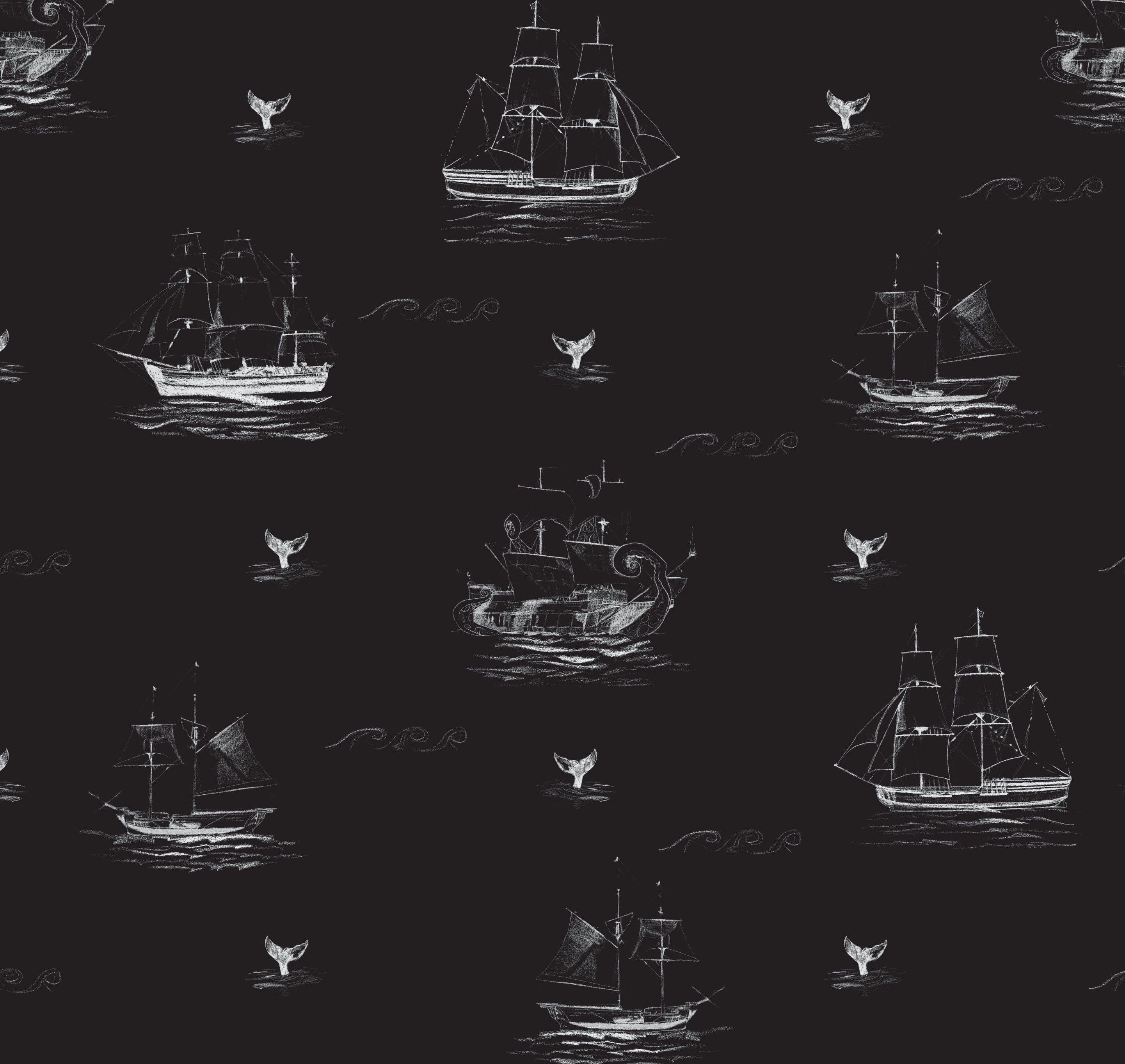 NAUTICAL WALLPAPER OCEAN Wall Mural Sea Wallpaper - Etsy