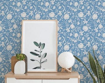 Wall Blush Wallpaper/ Copper Garden - Etsy