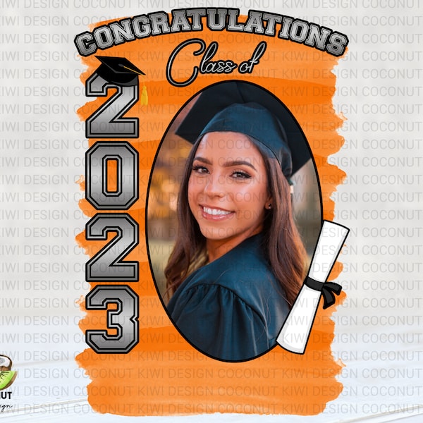 Orange Graduation Clip Art - Etsy