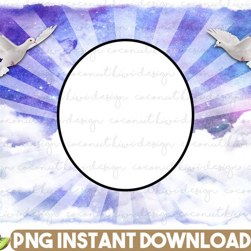 Blue Memorial Design in Loving Memory Memorial Digital - Etsy