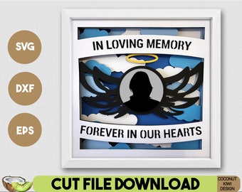 Memorial 3d Shadow Box - Etsy