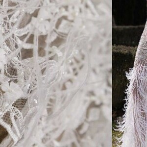3d Fabric Wedding Lace, 3d Milk Lace 3d Bridal Lace, Lace Embroidered ...
