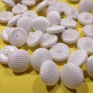 Wedding Buttons With Covered Tulle Ivory Bridal Buttons for Sewing ...