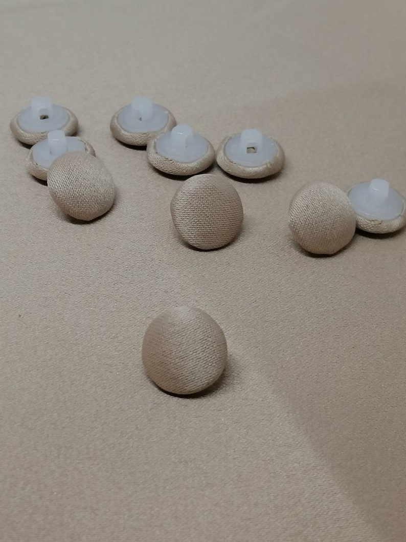 Wedding Satin Buttons, Beige Buttons, Bridal Satin Buttons for Dress ...