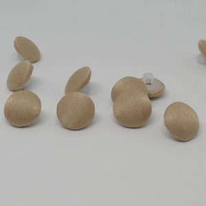 Wedding Satin Buttons, Beige Buttons, Bridal Satin Buttons for Dress ...