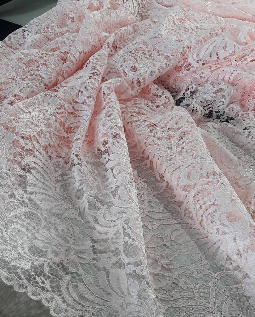 5 Colors Bridal Lace Fabric by the Yard Wedding Lace French Lace Fabric ...