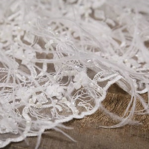 3d Fabric Wedding Lace, 3d Milk Lace 3d Bridal Lace, Lace Embroidered ...