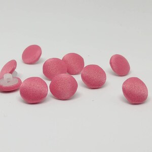 Satin Buttons , Coral Shank Buttons, Pinback Buttons, Coral Button ...
