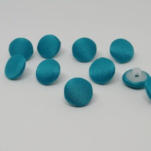 Turquoise Buttons, Turquoise Satin Buttons, Turquoise Buttons for Gowns ...
