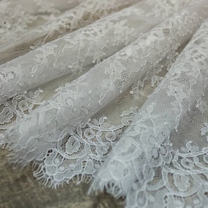 Light Gray French Lace Embroidery Bridal Lace Wedding Lace Luxury Lace ...