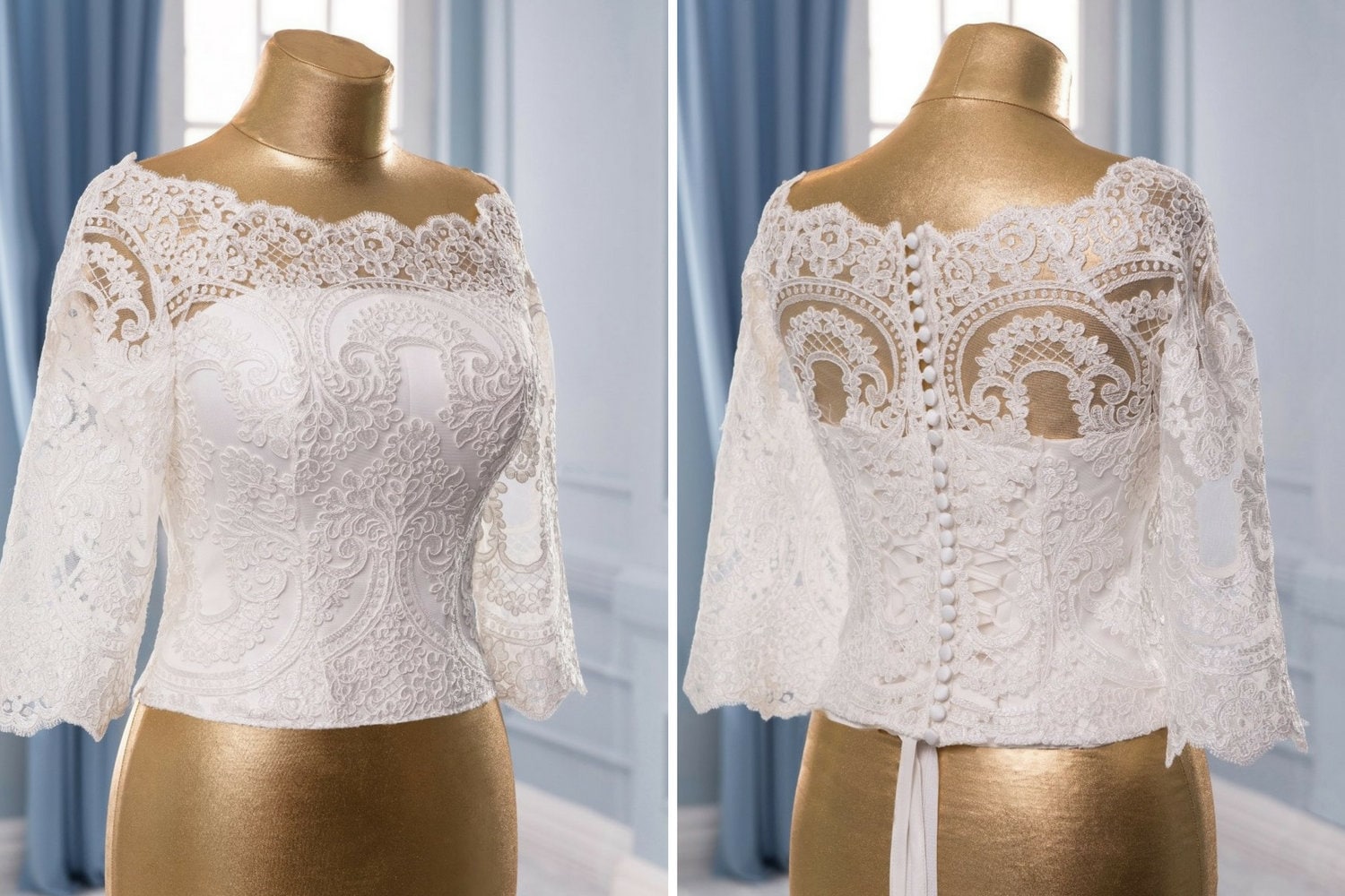 Corset Wedding Separate White Wedding Corset Lace Corset - Etsy Singapore