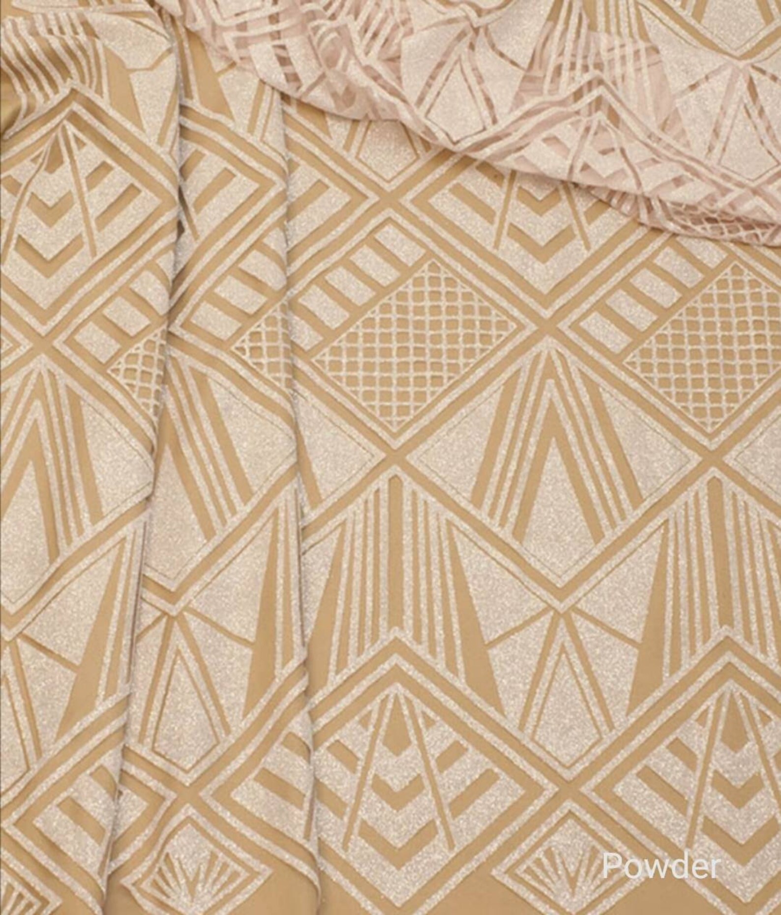 Glitter Fabric Lace Bridal Lace Fabrics Geometric Sparkle Lace - Etsy