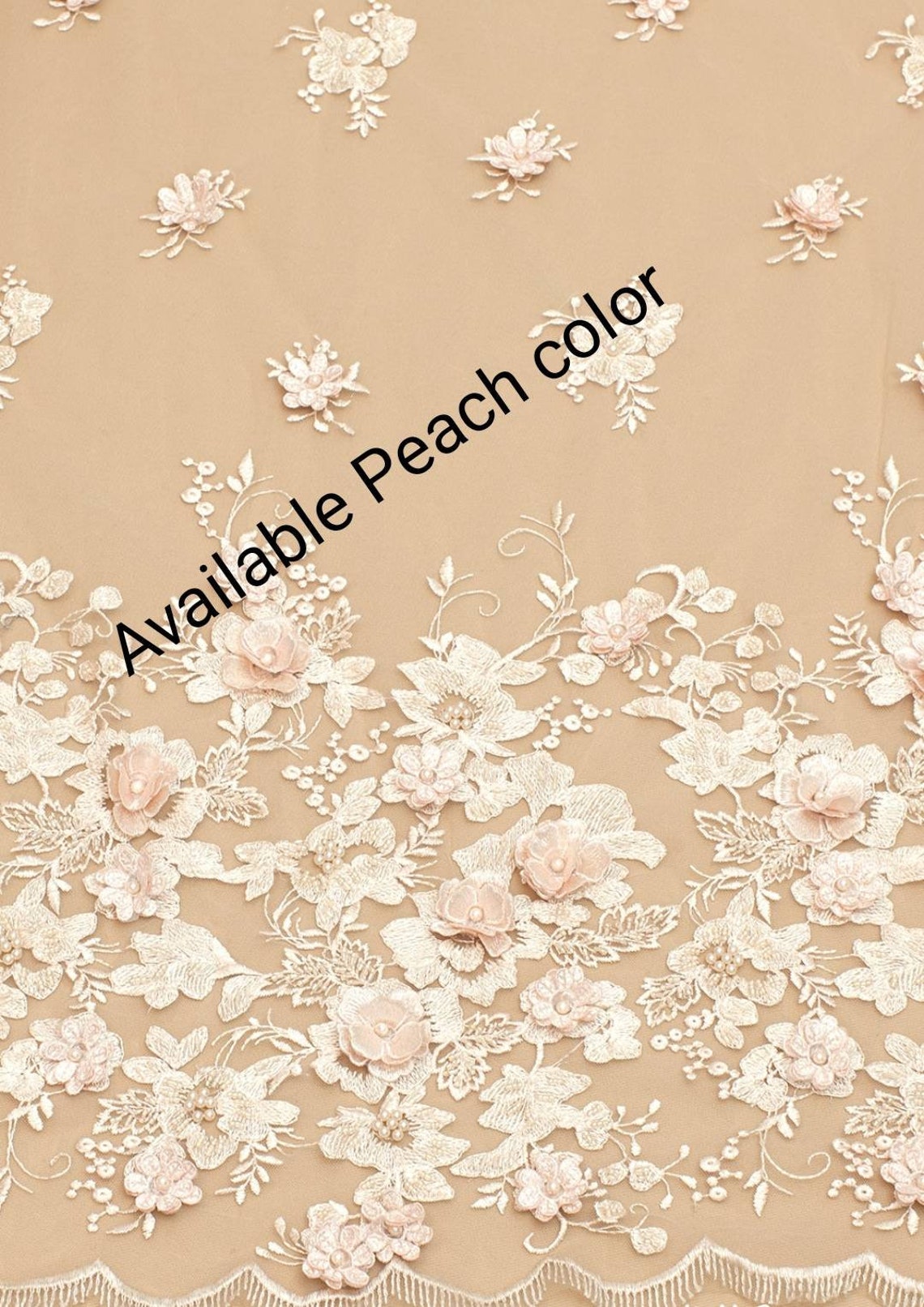 3d Lace Mix Lace Embroidery Flower Lace 3D Fabric Laceluxury | Etsy