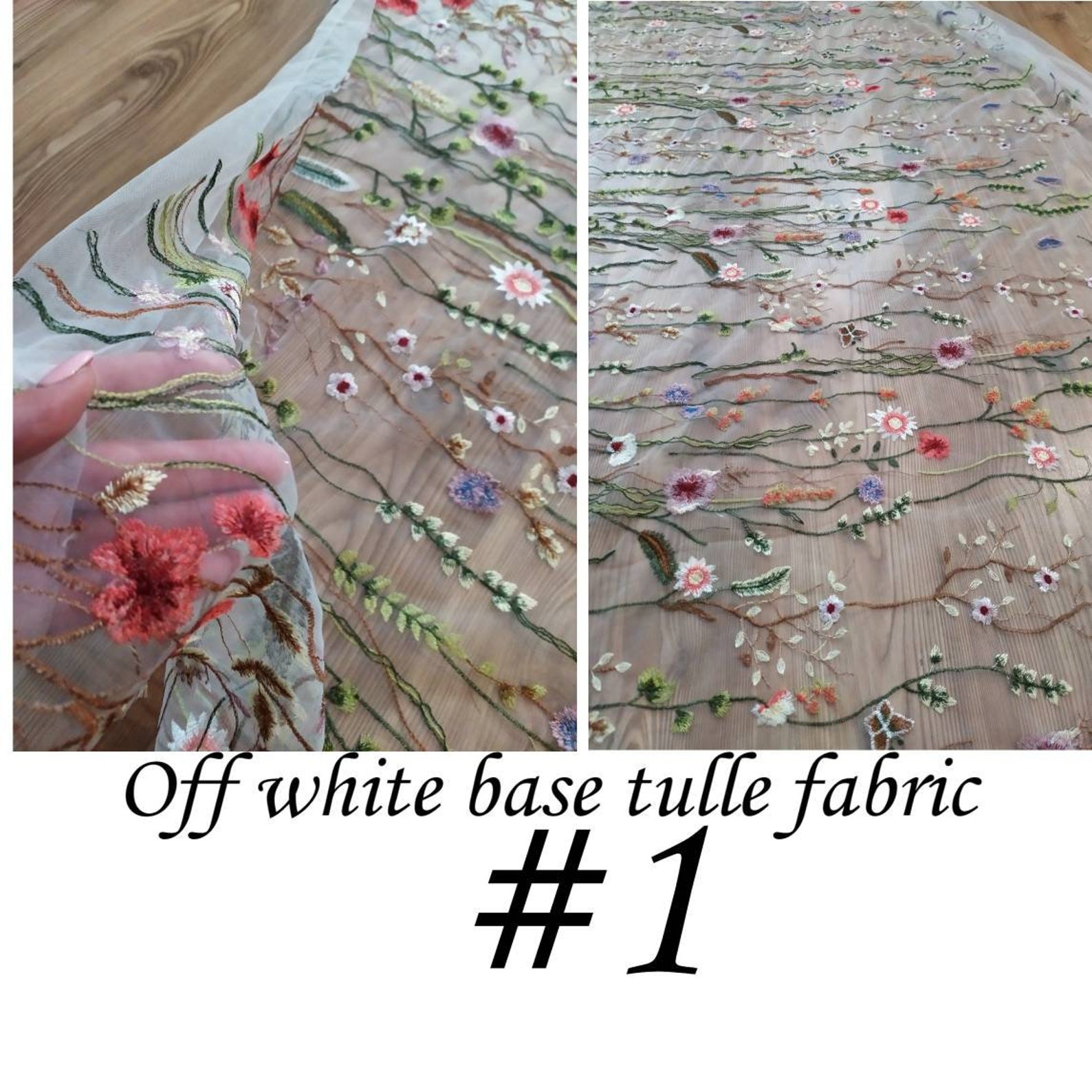 Luxury Embroidery Floral Mesh Fabric Designers Floral Lace - Etsy