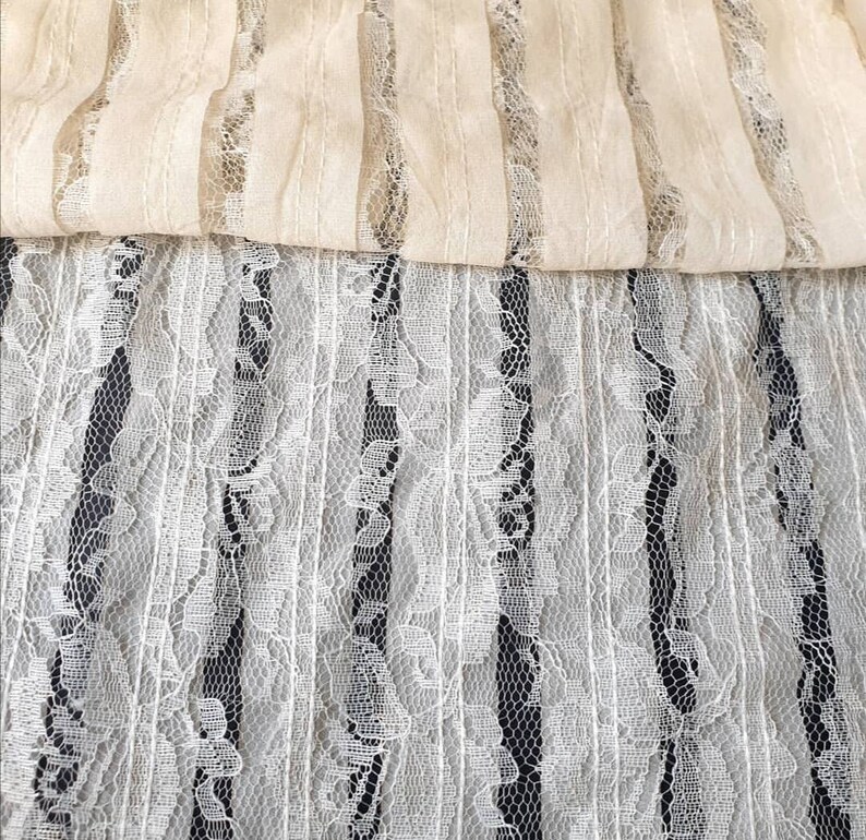 Strip Lace Fabric New Design Lace Fabric With Embroidered in - Etsy