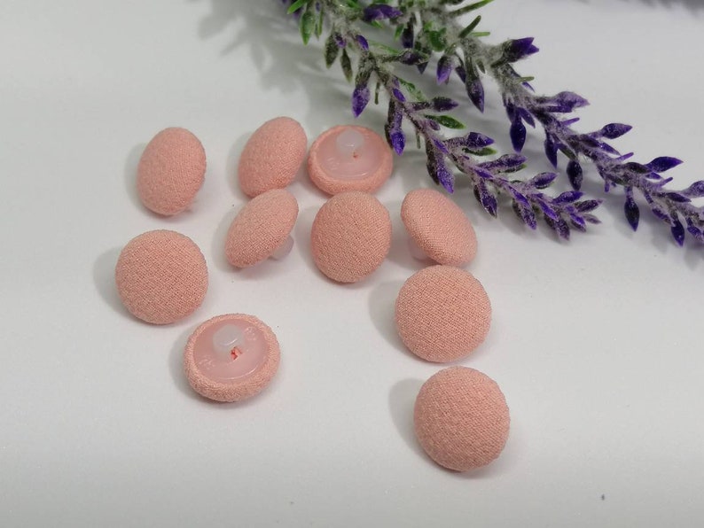 Peach Crepe Chiffon Buttons Sewing Buttons Peach Sewing - Etsy