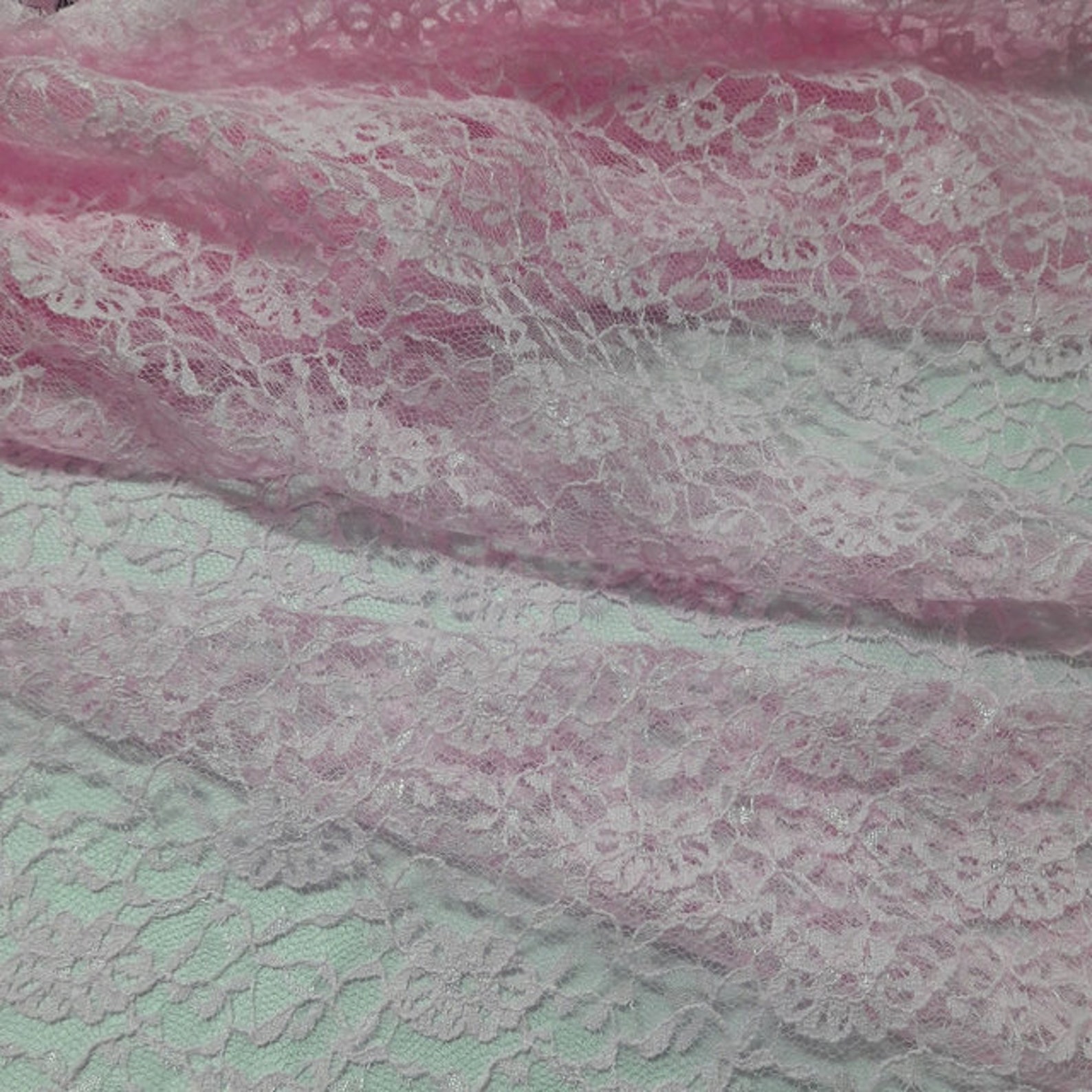 Encaje de tela 6 colores Tela de encaje para coser vestidos de - Etsy ...