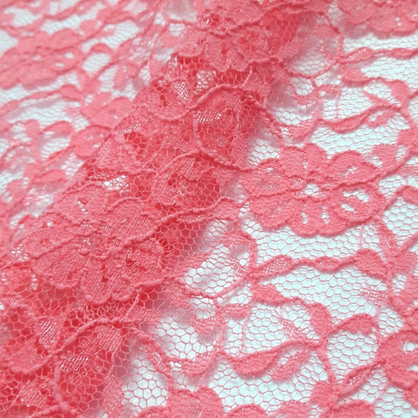 Encaje de tela 6 colores Tela de encaje para coser vestidos de - Etsy ...