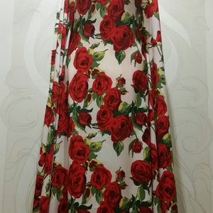 Soft Printed Rose Chiffon Fabric Print Chiffon Flowers Colors - Etsy