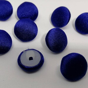 Royal Blue Covered Buttons Royal Blue Satin Buttons Royal Blue ...