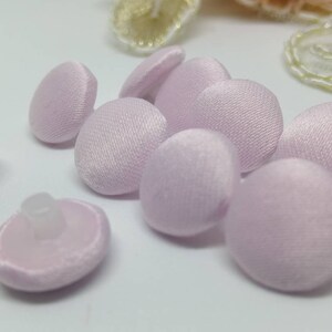 Pale Pink Satin Buttons , Pink Button up Dress, Satin Button, Buttons ...