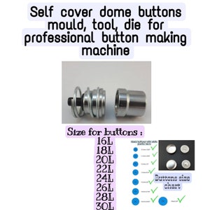 Press Machine for Covered Buttons/ Machine for Making Fabric Buttons ...