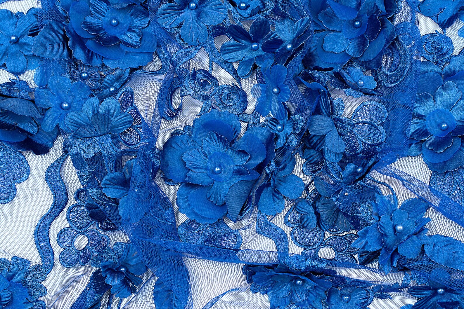 Royal Blue 3D Lace Bridal Floral Lace 3D Wedding Lace 3D - Etsy