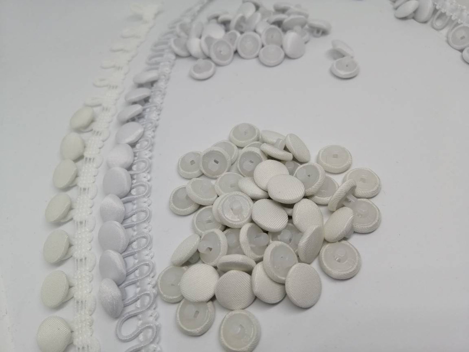 150pc Bridal Buttons 7/16 12mmwhite Wedding Buttons - Etsy