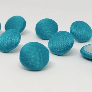 Turquoise Buttons, Turquoise Satin Buttons, Turquoise Buttons for Gowns ...