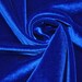 Royal Blue Stretch Velvet Fabric 59'' Wide by the 1 - Etsy