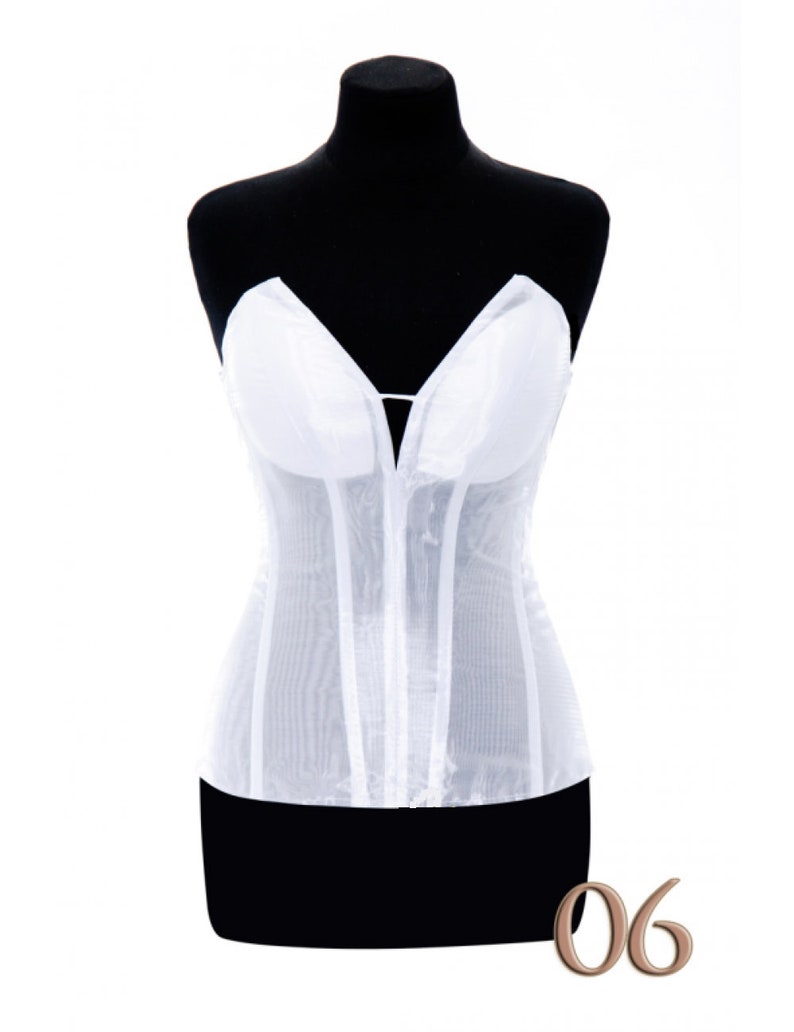 Separate Transparent Corset Base for Wedding Dress Handmade - Etsy