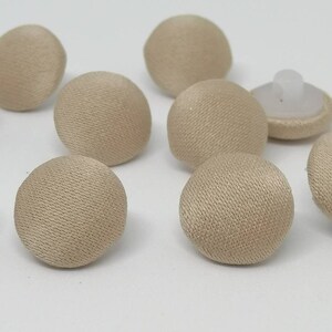 Wedding Satin Buttons, Beige Buttons, Bridal Satin Buttons for Dress ...