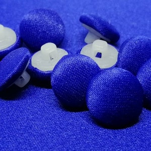 Royal Blue Covered Buttons Royal Blue Satin Buttons Royal Blue ...