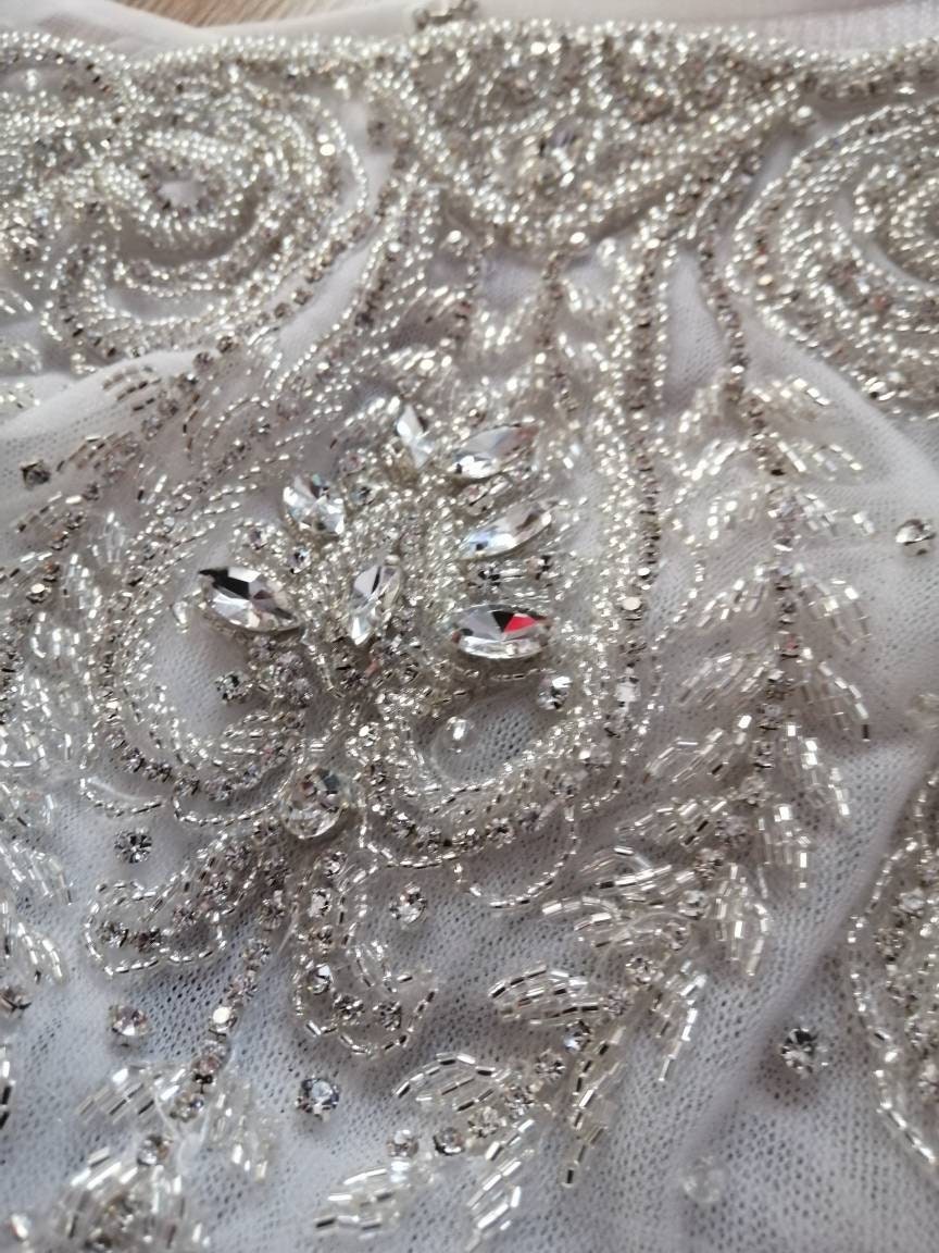 Luxury Wedding Jackets Rhinestones Crystal Shiny Beading | Etsy